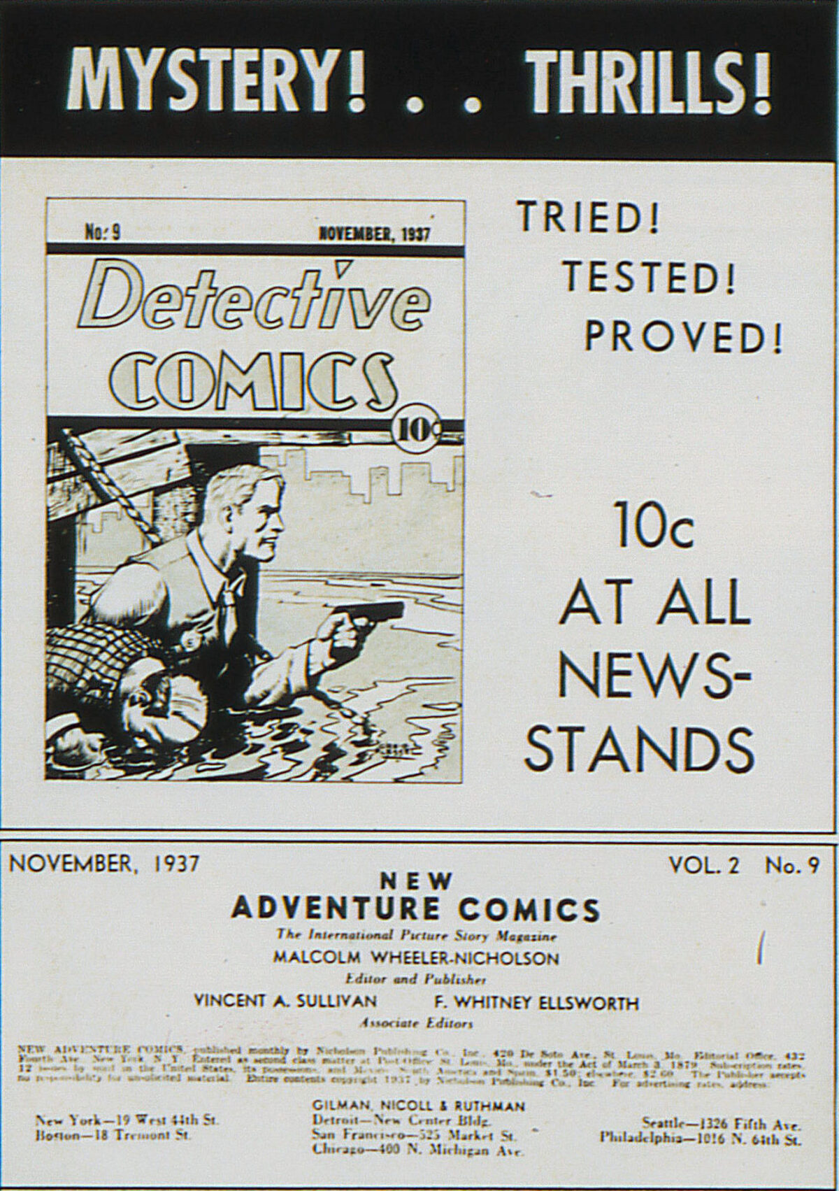 New Adventure Comics #21 – The Secret Origin of DC Comics